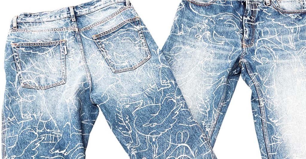 Textile laser printing | Denim cutting | Logo engraving